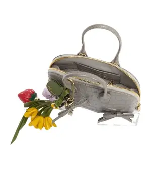 SELF-PORTRAIT Embossed Leather Mini Bag
