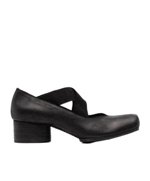 UMA WANG Square-toed Ballet Shoes - Black