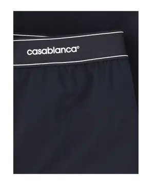 Casablanca Contrast Trim Logo Waist Pants