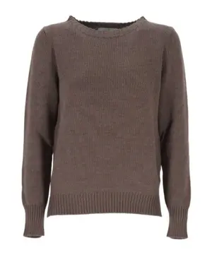 GRAN SASSO Crew-neck Sweater - Brown