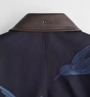 Dior Colibri Aviator Jacket With Embroidered Motifs