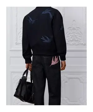Dior Colibri Aviator Jacket With Embroidered Motifs