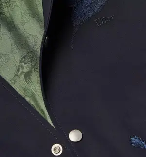 Dior Colibri Aviator Jacket With Embroidered Motifs
