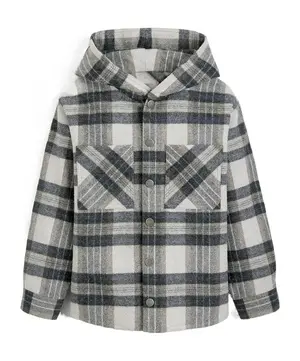 Dior Long-sleeved Wool Coat - Gray/black