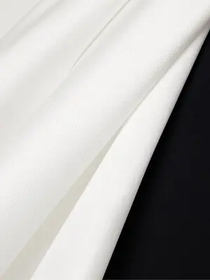Solace Crepe And Satin-faille Midi Dress