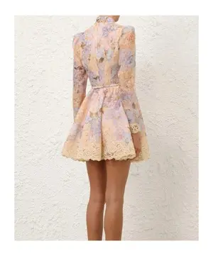 Zimmermann Valiant Panelled Mini Dress