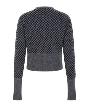 VIVIENNE WESTWOOD Checked Cropped Cardigan