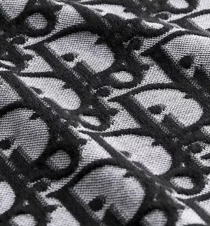 Dior Oblique Print Short-sleeved Knitwear