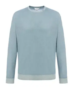 Malo Tavolozza Crew Neck - Blue