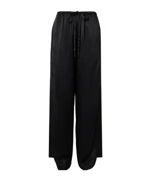 Proenza Schouler Crepe Wide-leg Pants - Black