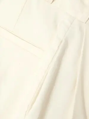 Tove Pleated Linen-blend Shorts