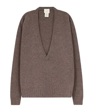 ALYSI V-neck Knitted Jumper