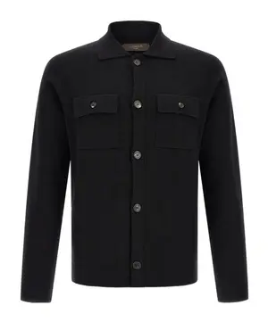 ZANONE Long-sleeve Cardigan - Black