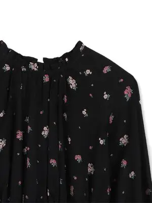 Chloé Floral-print Ruffled Dress