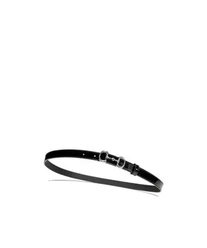 Gucci Thin Belt With Horsebit Buckle