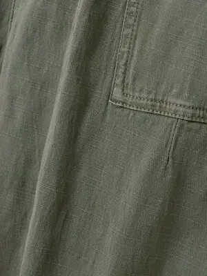 JAMES PERSE Cotton-blend Tapered Drawstring Pants