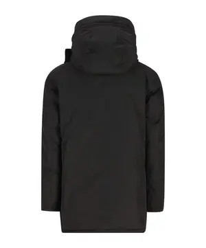 Woolrich Logo Patch Hooded Parka