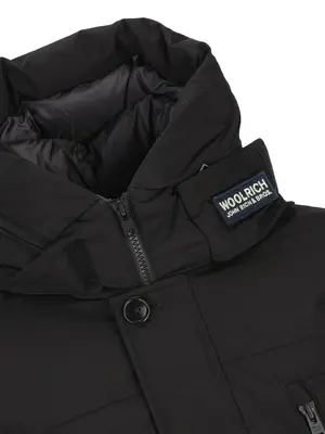 Woolrich Logo Patch Hooded Parka