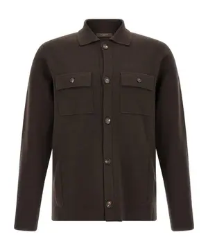 ZANONE Long-sleeve Cardigan - Brown
