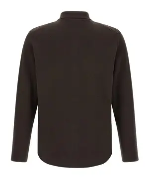 ZANONE Long-sleeve Cardigan With Collared Neckline And Chest Pockets