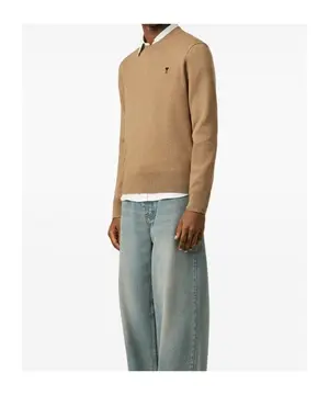 AMI Paris Crew Neck Long-sleeved Knitwear
