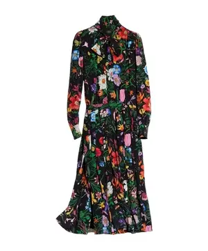 Gucci Flora Printed Dress - Multi-color