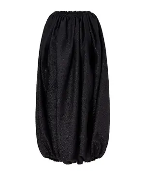 Comme Des Garçons Gathered Cloqué Midi Dress - No