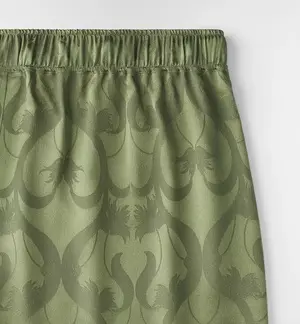 Dior Brocade Pattern Drawstring Shorts