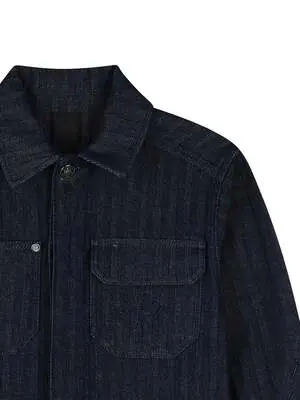 Givenchy Herringbone Denim Overshirt