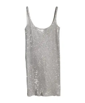 Gucci Crystal-embellished Dress - Silver