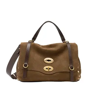 ZANELLATO Small Postina Nubuck-leather Tote Bag - Brown