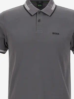 Hugo Boss Logo-embroidered Short-sleeved Polo Shirt