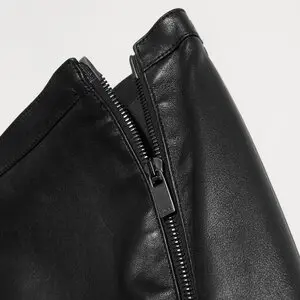 Gucci Lightweight Stretch Leather Skirt