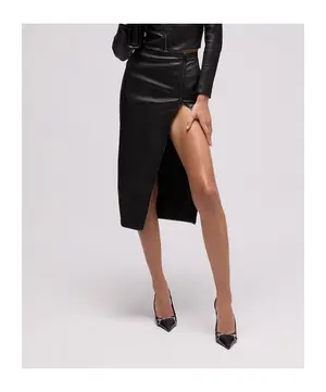 Gucci Lightweight Stretch Leather Skirt