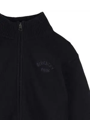 Givenchy Logo-embroidered Zip-up Cardigan
