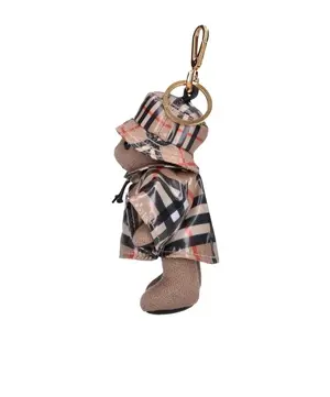 Burberry Checked Bear Keychain