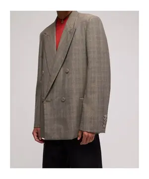Gucci Coated Prince Of Wales Jacket