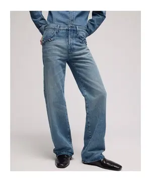 Gucci Flared Cotton Denim Pants