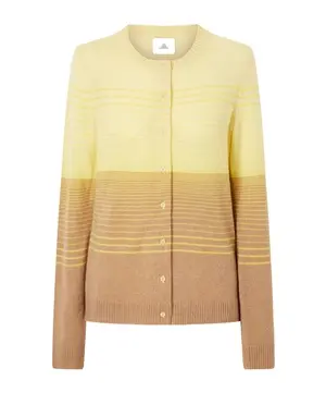 THE ELDER STATESMAN Gradient Cashmer-knitted Cardigan - No