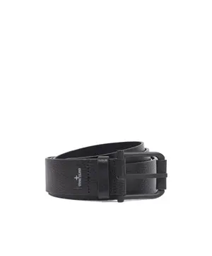 Stone Island Belt With Textured Buckle