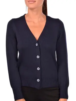 GRAN SASSO V-neck Cardigan With Button Closure