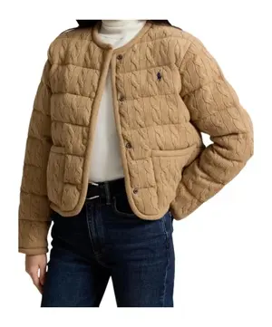 Polo Ralph Lauren Cable-knit Bomber Jacket