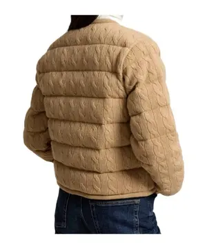 Polo Ralph Lauren Cable-knit Bomber Jacket