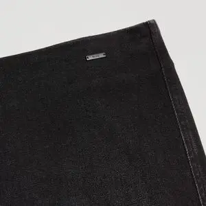 Gucci Stretch Cotton Denim Midi Skirt