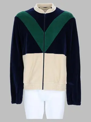 Valentino Garavani Colour-block Zip-up Jacket - No