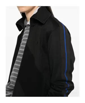 WALES BONNER Side-stripe Zip-up Sweatshirt