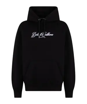 Dolce & Gabbana Dolce Gabbana Logo Embroidered Hoodie