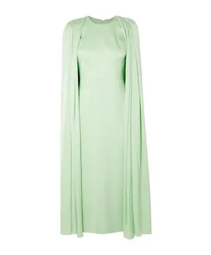 Alex Perry Capeeffect Satincrepe Midi Dress