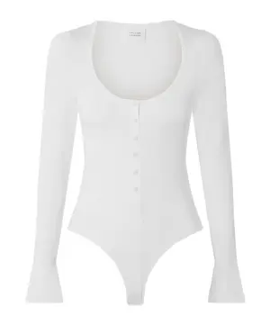 Galvan U-neck Long Sleeve Bodysuit