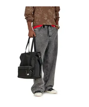 DIESEL® Sweatpants With Denim Effect